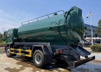 China ISUZU 4x2 10000L Vacuum Septic Tank Truck with 190HP Engine for Sewer Cleaning for sale