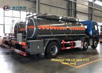 China FAW 6x2 10000L RHD Sulfuric Acid Chemical Transport Tank Truck Q235 Carbon Steel for sale