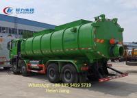 China Sinotruk HOHAN 8x4 12 Wheeler Sewage Suction Self Dumping Tank Truck 15000-20000L for sale