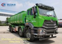 China Sinotruk HOHAN 8x4 12 Wheeler Sewage Suction Self Dumping Tank Truck 15000-20000L for sale