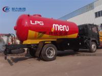 China Q345R 10cbm LPG Bobtail Truck 5T Cylinder Refilling Dispenser Tanker 1.61Mpa for sale