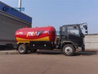 China Q345R 10cbm LPG Bobtail Truck 5T Cylinder Refilling Dispenser Tanker 1.61Mpa for sale