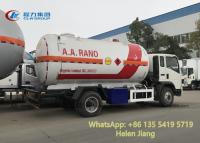 China Sinotruk Howo 6x4 140HP 8000L LPG Bobtail Gas Tank Truck for Propane Refilling for sale