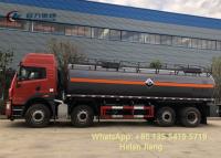 China FAW 8x4 20CBM RHD Dilute Sulfuric Acid Chemical Transport Tank Truck 20000L for sale