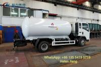 China Sinotruk Howo 4x2 6 Wheeler 4T LPG Tanker Truck 8-10cbm 160HP for sale