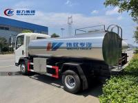 China Sinotruk HOWO 10m³ Stainless Steel Food Transport Truck with 116HP Engine and CIP Cleaning System for sale