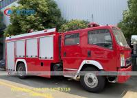 China Sinotruk HOWO 4x2 6 Ton Fire Rescue Truck 8000L Water Foam Tank Euro III for sale