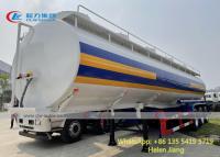 China 45CBM Carbon Steel Q235 Jet A1 Tank Semi Trailer 4 Compartments Epoxy Coated Inside for sale