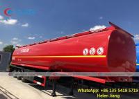 China CCC 42CBM Air Suspension Fuel Tanker Trailer with 6 Compartments and 42000L Capacity for sale