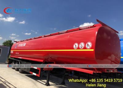 China CCC 42CBM Air Suspension Fuel Tanker Trailer with 6 Compartments and 42000L Capacity for sale