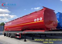 China CCC 42CBM Air Suspension Fuel Tanker Trailer with 6 Compartments and 42000L Capacity for sale