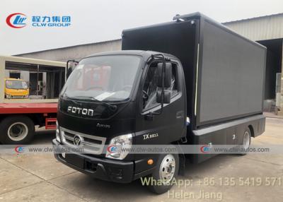 China FOTON 4x2 LED Mobile Advertising Truck P6 Full Color Display 3840x1728mm for sale