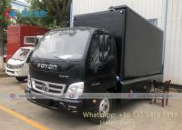 China FOTON 4x2 LED Mobile Advertising Truck P6 Full Color Display 3840x1728mm for sale
