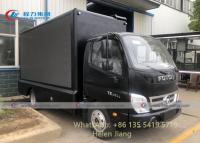 China FOTON 4x2 LED Mobile Advertising Truck P6 Full Color Display 3840x1728mm for sale