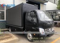China FOTON 4x2 LED Mobile Advertising Truck P6 Full Color Display 3840x1728mm for sale