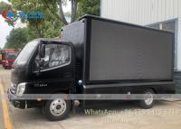 China FOTON 4x2 LED Mobile Advertising Truck P6 Full Color Display 3840x1728mm for sale
