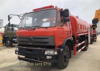 China Dongfeng 4x2 4x4 190HP Forest Fire Truck with 12000L Capacity and 40L/S Fire Pump for sale