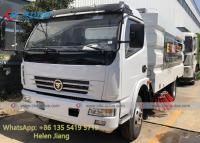 China Dongfeng 4x2 LHD Diesel Vacuum Road Sweeper Truck 8cbm Garbage Tank 4cbm Water Tank for sale