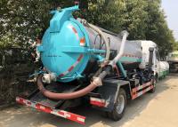 China Dongfeng 4x2 5m3 Vacuum Suction Fecal Sewage Tank Truck 160hp for sale