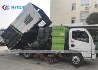 China Euro 4 FAW 4x2 Street Sweeper Vacuum Truck 8cbm Garbage Tank 4 Brush for sale