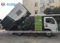 China Euro 4 FAW 4x2 Street Sweeper Vacuum Truck 8cbm Garbage Tank 4 Brush for sale