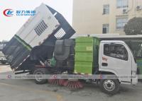 China Euro 4 FAW 4x2 Street Sweeper Vacuum Truck 8cbm Garbage Tank 4 Brush for sale