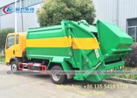 China Sinotruk Howo 4x2 RHD 8 CBM Rear Loader Compression Garbage Truck 140 HP for sale