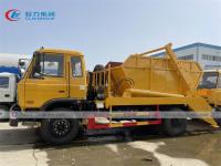 China 10 Ton 4x2 Pull Arm Skip Loader Garbage Truck Cummins 180HP 4500mm Wheel Base for sale