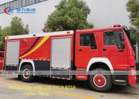 China Sinotruk HOWO 4x2 6 Wheels 280HP RHD 10000L Fire Rescue Foam Water Tank Truck for sale
