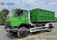 China Dongfeng 4x2 8-Ton Hydraulic Hooklift Garbage Truck with 8m³ Capacity and 155kW Engine for sale