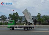 China Dongfeng 4x2 Small Hydraulic Rear Loader Garbage Truck for sale