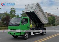 China Dongfeng 4x2 Small Hydraulic Rear Loader Garbage Truck for sale