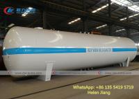 China 40MT 80M3 LPG Gas Storage Tank 80000Liters with Rochester Level Gauge ASME for sale