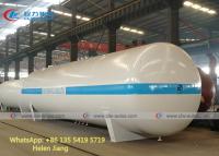 China 40MT 80M3 LPG Gas Storage Tank 80000Liters with Rochester Level Gauge ASME for sale