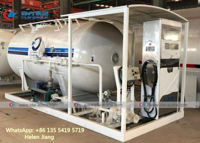 China 10000L 5T LPG Skid Station 1600mm Diameter for Cylinder Filling Plant for sale