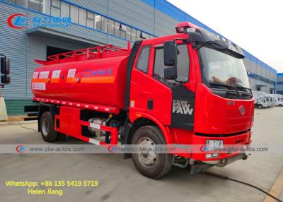 China FAW 4x2 15000L 15cbm Fuel Tanker Truck with Oil Pump for Diesel Transport for sale