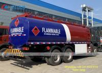 China Sinotruk Howo 6x4 371HP 20m3 Fuel Tank Truck 5 Compartments Carbon Steel for sale