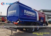 China Sinotruk Howo 6x4 371HP 20m3 Fuel Tank Truck 5 Compartments Carbon Steel for sale