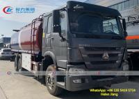 China Sinotruk Howo 6x4 371HP 20m3 Fuel Tank Truck 5 Compartments Carbon Steel for sale