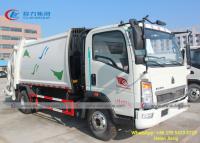 China Sinotruk Howo 4x2 140hp Garbage Compactor Truck 8cbm Waste Refuse Compactor for sale