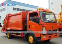 China Sinotruk Howo 140hp 8m3 Garbage Compactor Truck 6 Wheels Waste Collection for sale