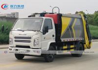China JMC 4x2 115hp 5m3 6m3 Rear Loader Garbage Compactor Truck for Municipal Waste for sale