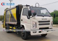 China JMC 4x2 115hp 5m3 6m3 Rear Loader Garbage Compactor Truck for Municipal Waste for sale