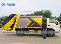 China JMC 4x2 115hp 5m3 6m3 Rear Loader Garbage Compactor Truck for Municipal Waste for sale