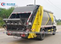 China JMC 4x2 115hp 5m3 6m3 Rear Loader Garbage Compactor Truck for Municipal Waste for sale