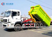 China Euro 3 Dongfeng 10 Wheeler 20 Ton Roll Off Garbage Truck Hook Arm Lift for sale