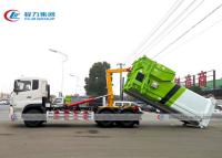 China Euro 3 Dongfeng 10 Wheeler 20 Ton Roll Off Garbage Truck Hook Arm Lift for sale