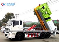 China Euro 3 Dongfeng 10 Wheeler 20 Ton Roll Off Garbage Truck Hook Arm Lift for sale