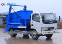 China Dongfeng HOWO 4x2 4CBM Skip Loader Swing Arm Garbage Truck Diesel Euro 3 for sale