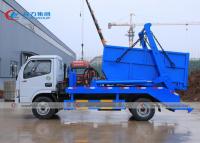 China Dongfeng HOWO 4x2 4CBM Skip Loader Swing Arm Garbage Truck Diesel Euro 3 for sale